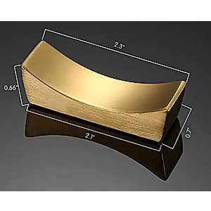 ChezMax Pack of 5 304 Stainless Steel Chopsticks Rest Set Pillow Shape Spoon Forks Knives Tableware Rest Holder Titanium