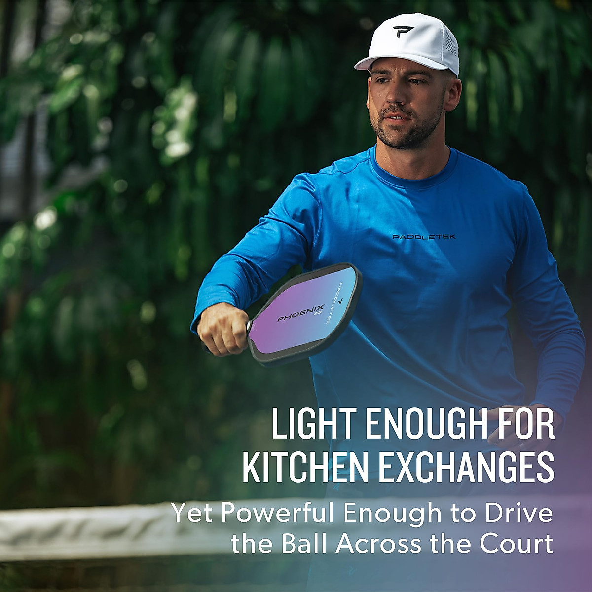 Paddletek Phoenix G6 Pickleball Paddle | Professional Pickleball Paddles with Honeycomb Core, Polycarbonate Surface, Graphite PolyCore & High Tack Performance Grip | USAPA Approved