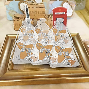 18 Sets Airplane Party Favors Travel Adventure Party Favors Airplane Compass Keychains Airplane Tags Organza Bags for Adventure Theme Party Graduation Travel Party Baby Shower Supplies (Style 1)