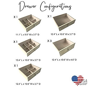 Hives and Honey Haley Jewelry Armoire, Large, Taupe