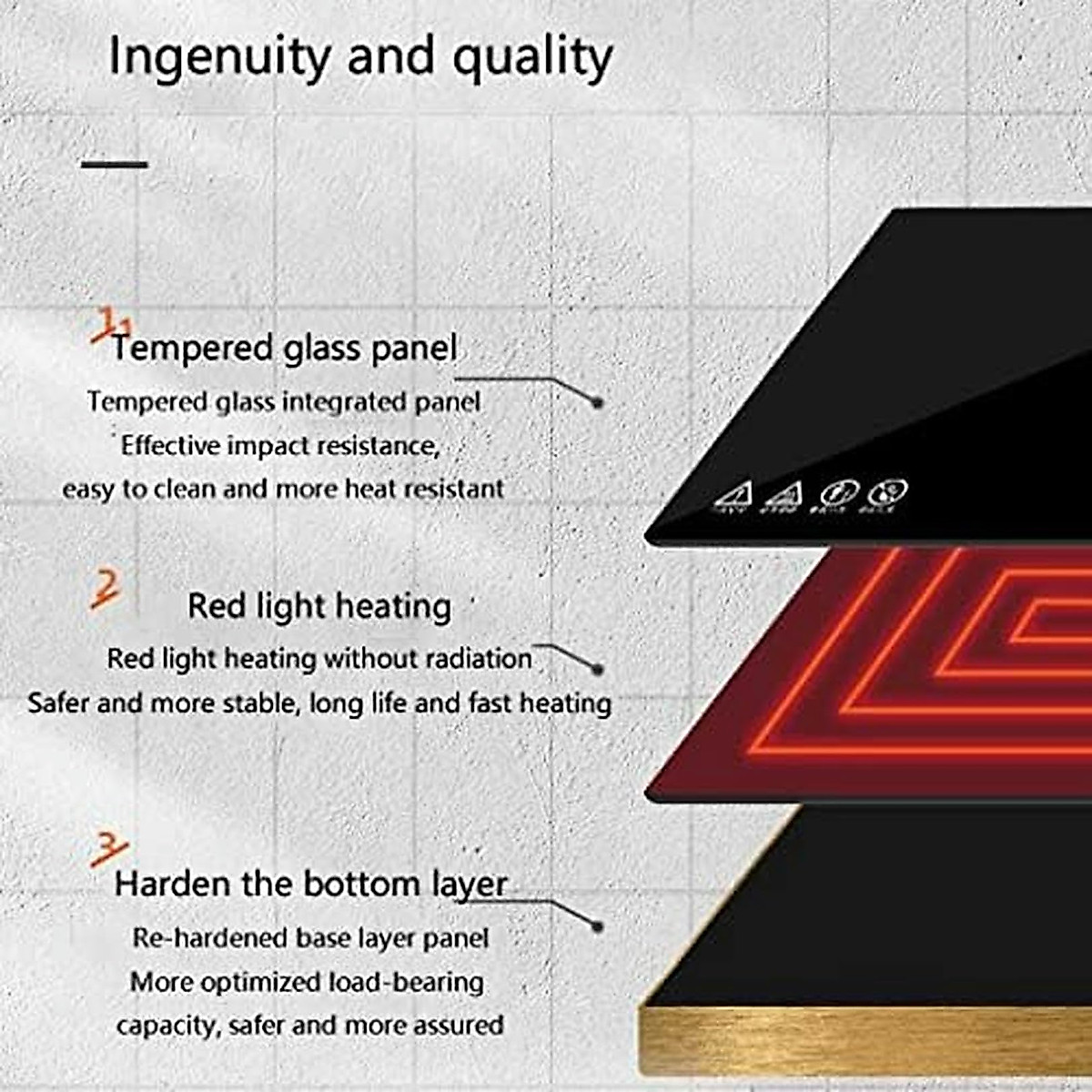 Electric Food Warmer Plate, Electric Warming Tray Food Warmer with Adjustable Temperature Control Warming Serving Tray Food Hot Plates Warmer Hot Plate Keep Food Warm for Buffets Home Dinners