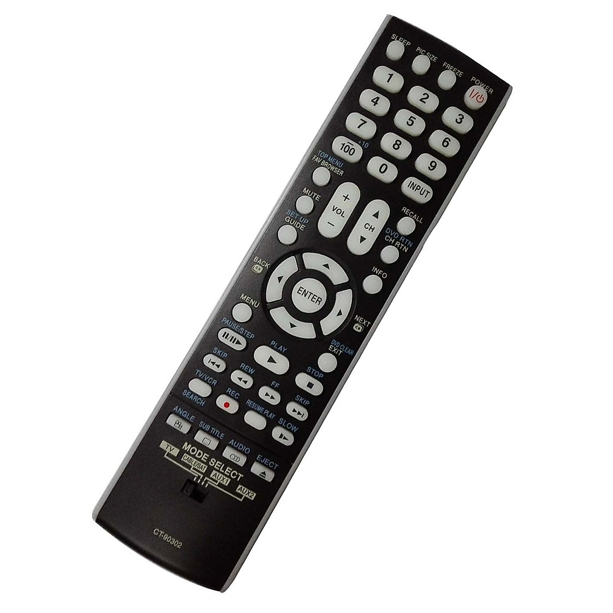 Replacement Toshiba TV Remote Control CT-90302 CT90302 subs CT-90275 CT90275