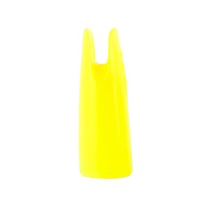 Stotler Archery Mid Nock (12-Pack), Yellow, 11/32-Inch
