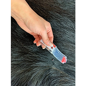 Tac-Ticks Crawling Tick Remover Patent-Pending Tick Removal Tool for Clothing, Skin, Hair, Home & Pets | Touch-Free Tick Remover for Dogs & Tick Remover for Humans | Made in The USA (1-Pack)