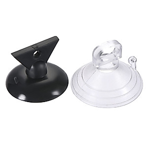 MECCANIXITY Bulb Changers, Suction Cup Light Lamp Replacing Tools for GU10 MR16 Bulbs, Black Clear 2 Colors, Pack of 10