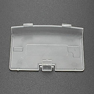 Battery Back Door Cover Pack Shell Replacement for Nintendo Gameboy Advance GBA Cover (H - Clear)
