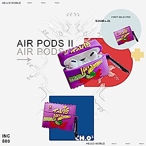 Compatible with Airpods Pro Cases, Cute 3D Soft Silicone Cool pods Pro Case, Shockproof Anti-Crack Protective Funny Cover Fun Shell Gift for Kids Boys Girls TeensCompatible with Airpods Pro case