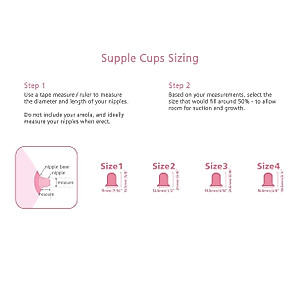 Supple Cups for Flat, Shy and Inverted Nipples (Size 2)