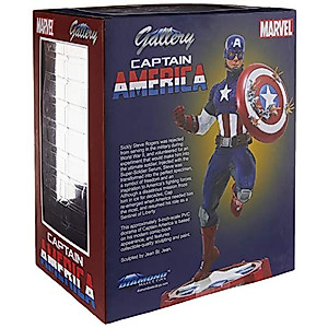 DIAMOND SELECT TOYS Marvel Gallery: Marvel Now! Captain America PVC Vinyl Figure 9 inches