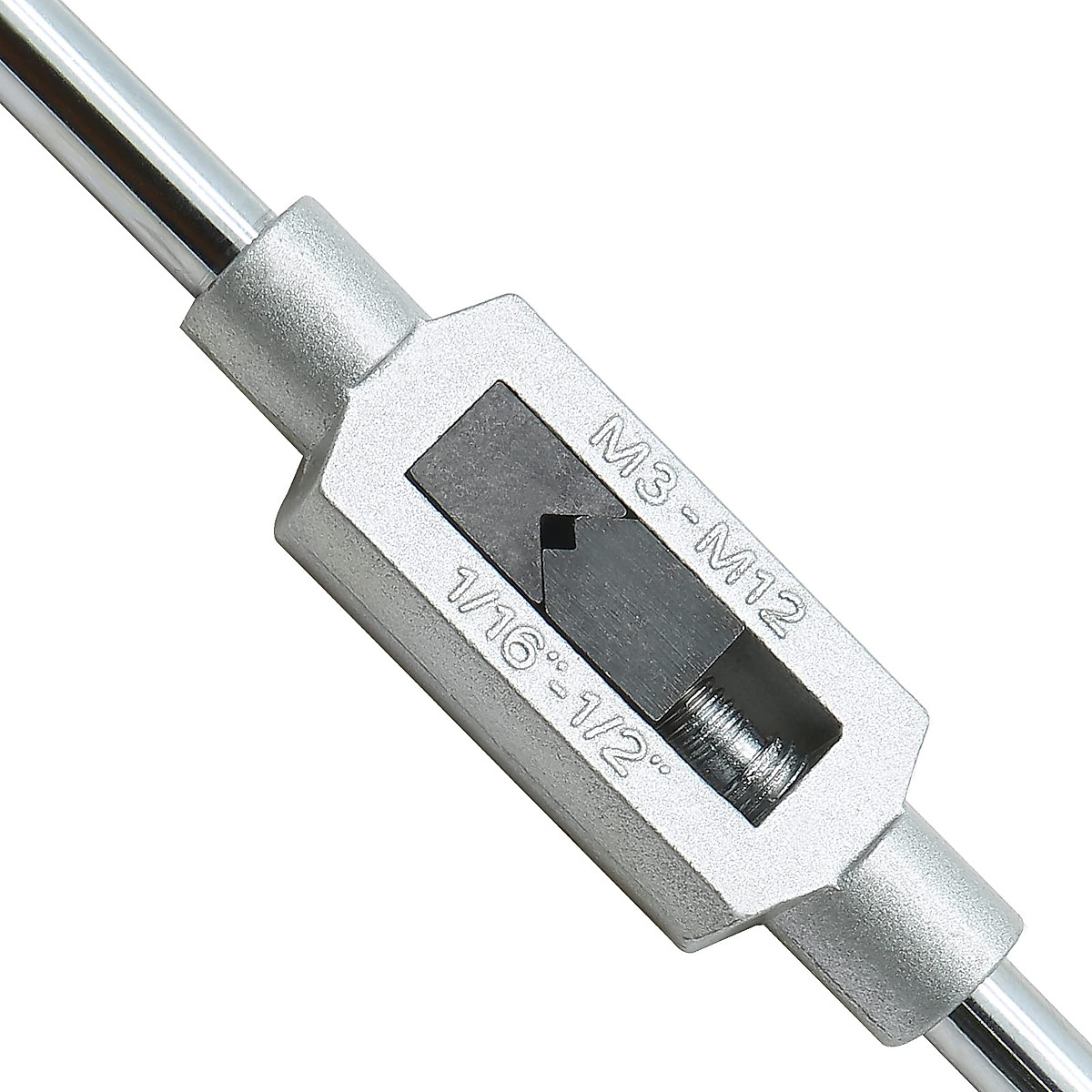 Piutouyar M3-M12 Adjustable Tap Wrench Handle 1/16"-1/2" Tap Handle Reamer Wrench Profesional Tapping Wrench Tool