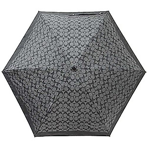 Coach UV Signature Mini Umbrella, Graphite