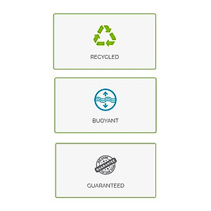 Cycle Dog 3-Play Hippo Dog Toy, Ecolast Post Consumer Recycled Material, Blue