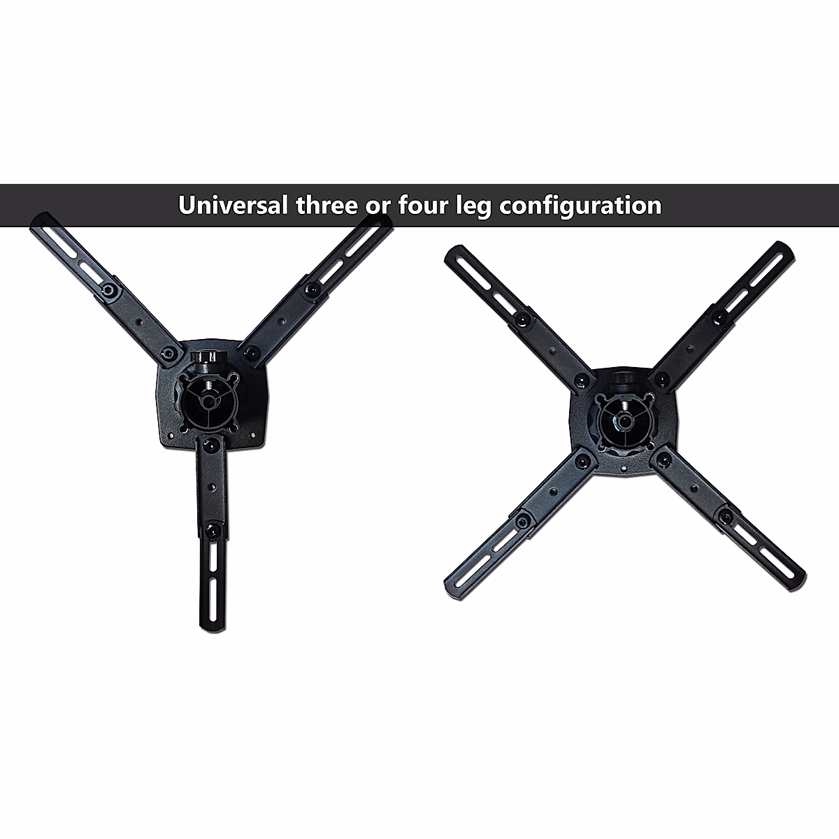 STR-MOUNTSB Silver Ticket Products LCD/DLP Low Profile Universal Projector Mount (3" Low Profile)