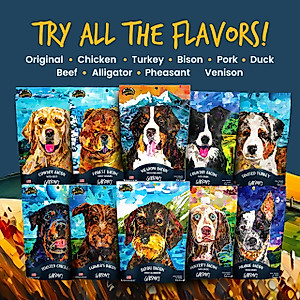 Wild Meadow Farms - Gibson's Cowboy Bacon with Beef, Soft Jerky Dog Treats, Crafted with Real Meat, Aromatic, and Grain-Free for Training and Rewarding Dogs of All Breeds and Ages - 3 Ounce Pouch