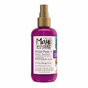 Maui Moisture Frizz-Free + Shea Butter Leave-in Conditioning Mist, Curly Hair Styling, No Drying Alcohols, Parabens or Silicone, 8 Fl Oz
