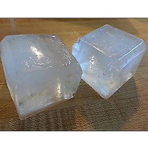 Home-Complete Large Ice Cube Tray, Double Pack, Black