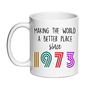 SIUNY 50th Birthday Gifts for Women, 1973 Birthday Gifts for Women, Novelty 50 Year Old Birthday Gifts for Women, 1973 Birthday Gifts for Men, 50 Year Old Gifts for Men, Cheers to 50 Years,11 oz