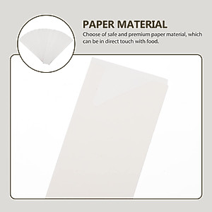 VOSAREA 100pcs Disposable Chopsticks Sleeves Paper Chopsticks Bag Cutlery Packing Bags Chopsticks Cover for Home Restaurant Hotel (18cm)