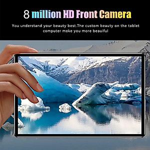 10.1 Inch LCD Screen, 8GB RAM 256GB ROM, 2 in 1 Tablet with Keyboard Mouse, Dual Camera, 5G, for, Students, Businessmen and Writers (US Plug)