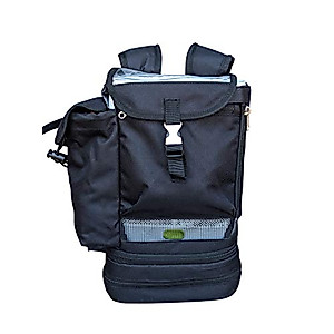 Backpack for Philips Respironics SimplyGo Min POC (only fits the SimplyGo mini, not the regular) Carrying Holder Backpack for both standard & extended batteries