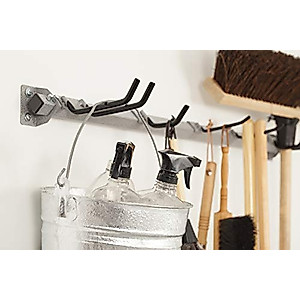 Monkey Bars Storage Mop & Broom 200-LBS Customizable Organizer Wall Mount