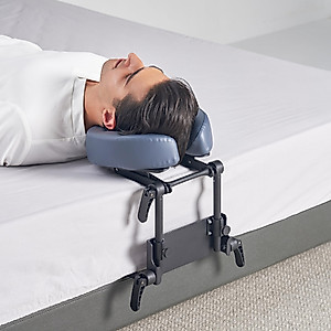 Master Massage Home Use Sleeping Mattress Top Massage Kit-Adjustable Headrest Face Pillow Cradle & Face Cushion Support Bracket, Head Face Rest Support- Eye Surgery Recovery - Cream