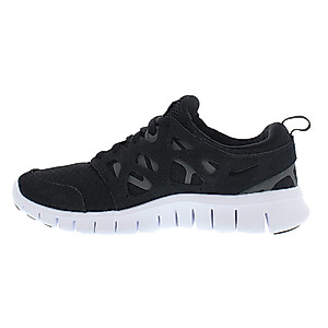 Nike Boy's Free Run 2 (Big Kid) Black/White/Dark Grey 6.5 Big Kid M