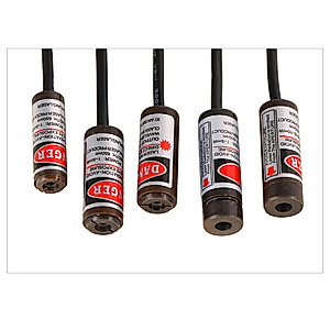 Cloudray Line Red Locator 5-10mW Infrared Adjustable Module Locator for Fiber Marking or Cutting Machine (D12X30mm)