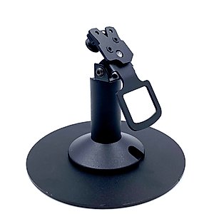 Ingenico Lane 3000/5000 / 7000/8000 Low Freestanding Swivel and Tilt Metal Stand with Round Plate