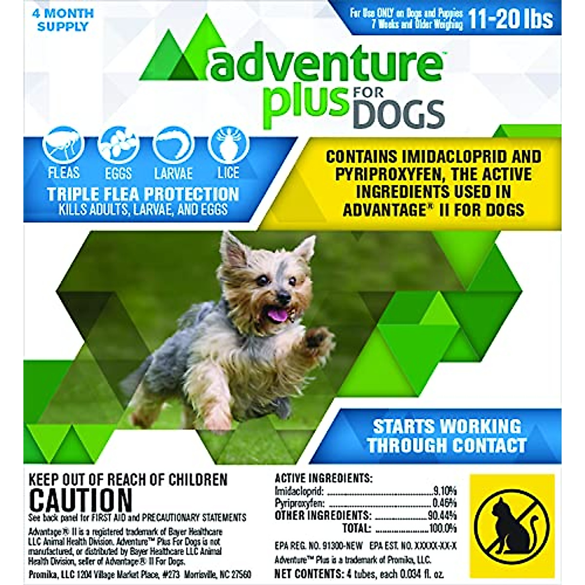 Adventure Plus for Dogs 4pk 11-20lb