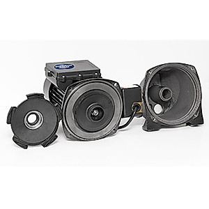 Superior Pump 94520 1/2 HP Cast Iron Convertible Jet Pump Kit W/24L, 24L Tank, Black