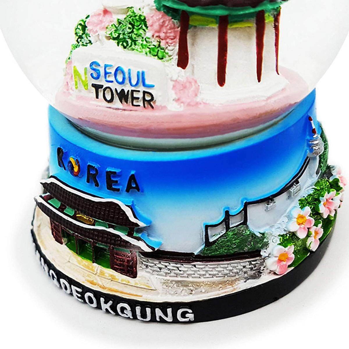 Seoul Tower Snow Globe Large Size Landmark Seoul Korea Snowglobe Miniature Snowglobes