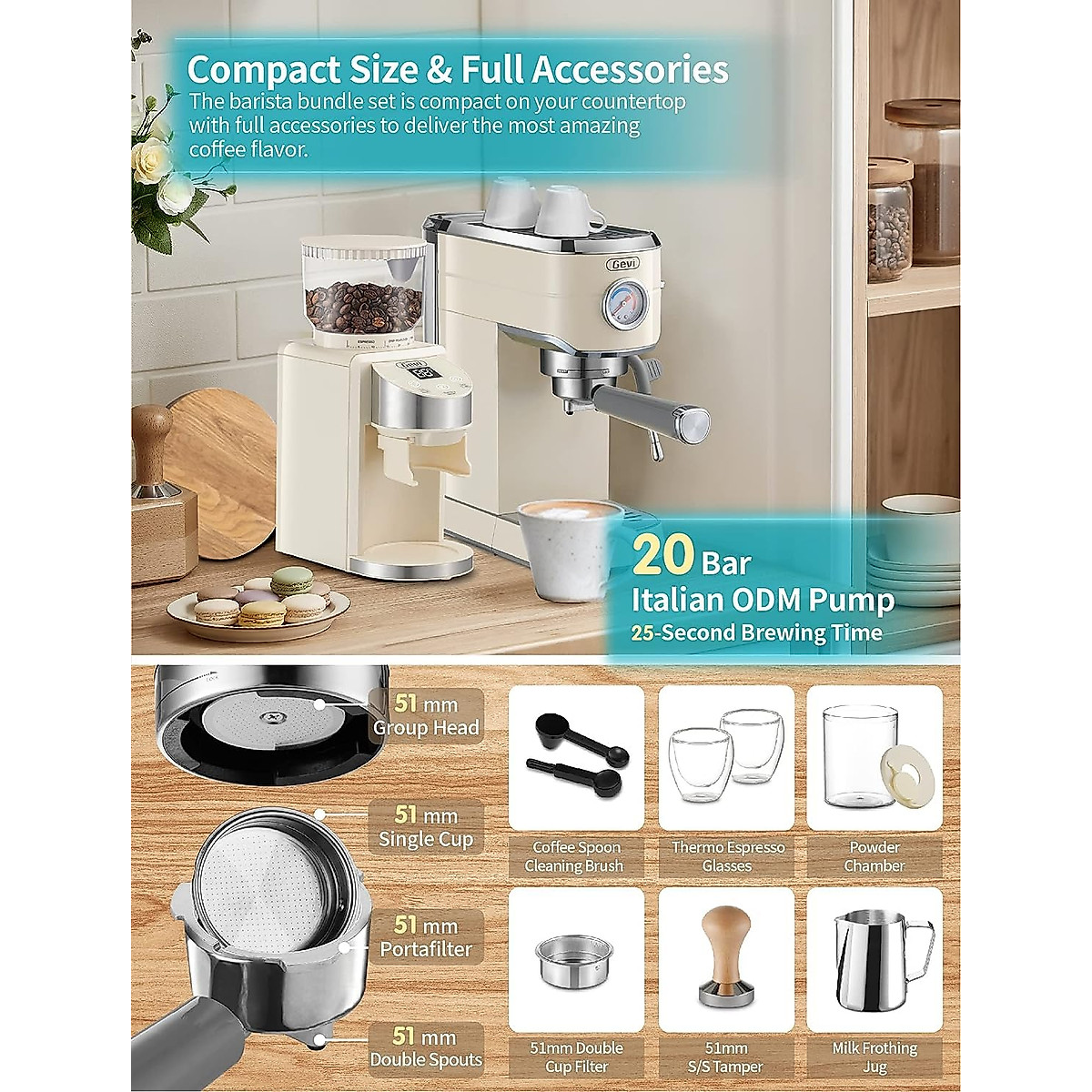 Gevi 4 Cups Small Coffee Maker, Compact Coffee Machine with Reusable Filter, Warming Plate and Coffee Pot for Home and Office