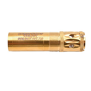 Carlsons Choke Tubes 12 Gauge Compatible for Beretta Benelli Mobil [ Skeet | 0.720 Diameter ] Stainless Steel | Gold Competition Target Ported Sporting Clays Choke Tube | Made in USA