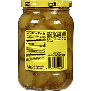 Mt. Olive Hamburger Dill Chips Pickles, 16 oz