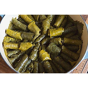 Krinos, Dolmas Stuffed Grape Leaves with Rice, Mediterranean Herbs in Sunflower Oil – Super Tasty Ready to Eat Vegan Rolls - Traditional Turkish Recipe – Dolmades Can (1)