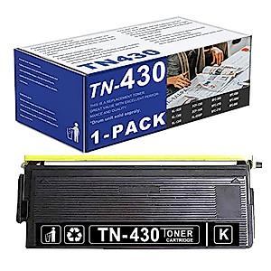 INDI 1 Pack TN-430 TN430 Black Toner Cartridge Replacement for Brother HL-1030 1200 1240 1250 1270N 1440 1450 1430 8350P 8350NLT 9650 9650N 9750 1650 1670N 1850 1870N Printer.