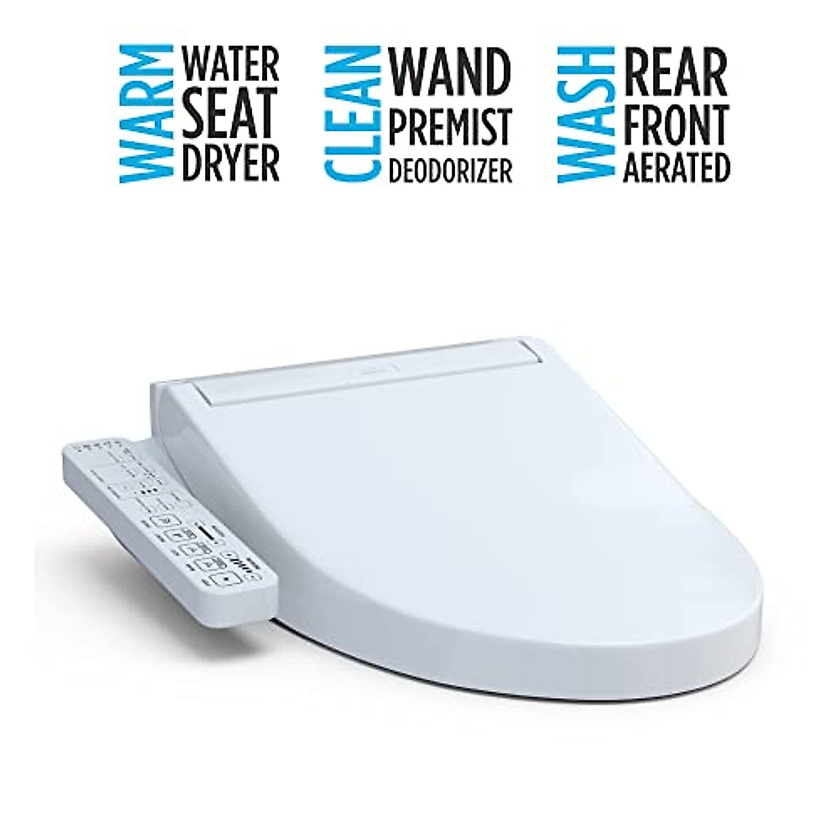 TOTO SW3073#01 WASHLET C2 Round Electronic Bidet Toilet Seat, Cotton White