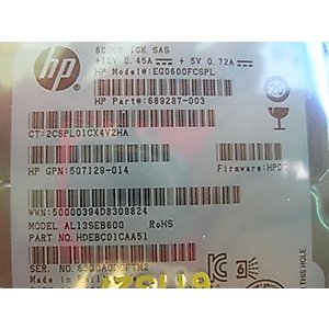 HP EG0600FCSPL-R - HP 600GB 2.5" SAS 10K 6Gb/s Hard Drive