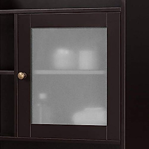 Yaheetech Over The Toilet Cabinet Space-Saving - Bathroom Free-Standing Cabinet w/Adjustable Shelves, 7.5in Dx 23.2in W x 68.9in H