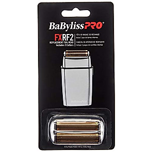 BabylissPRO Replacement Foil Shaver Head with 2 Cutters for FXRF2 SILVER
