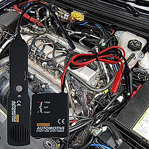 Automotive Circuit Tester, Car Repair Cable Circuit Wire Tracker Tracers Analyzer Short Open Finder Tester Checker Device Detector Probe DC 6-42V Car Diagnostic Tool