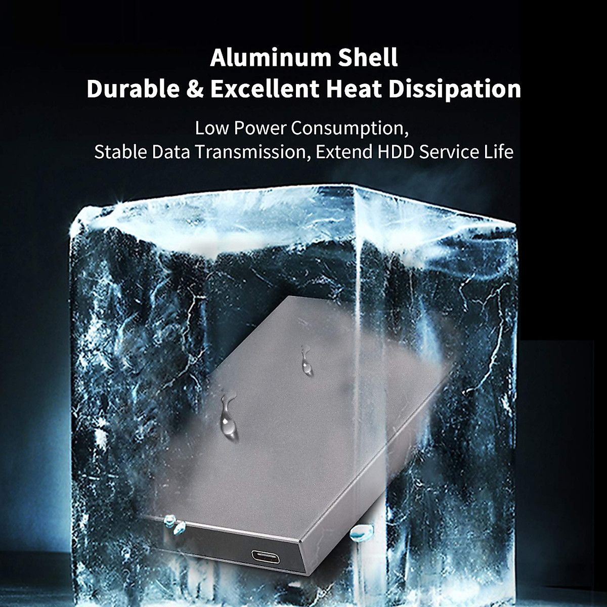 SSK Bundles 1TB Portable External SSD with 550MB/s Transfer Speed Aluminum 2.5" Hard Drive Enclosure USB C 3.1 Gen 2(6Gbps). Buy These Two Together and has a Very Attractive Price.You Can't Miss n