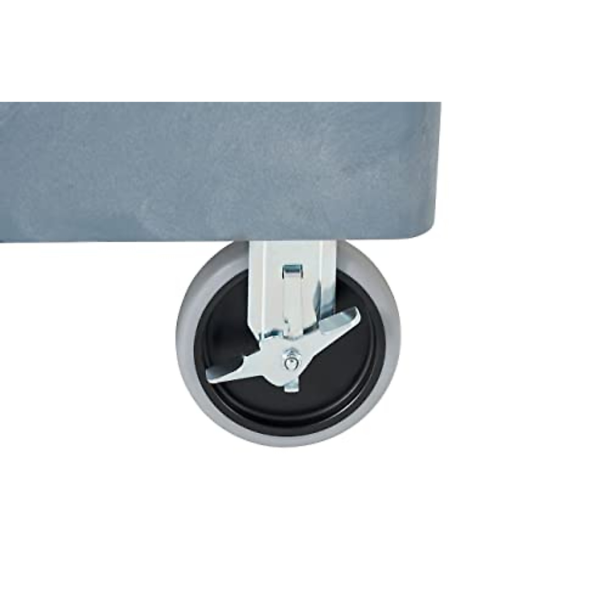 Rubbermaid Commercial Products Brute Heavy Duty 2-Shelf Utility/Service Cart, Medium, Lipped Shelves, Ergonomic Handle, 500 lbs. Capacity, Gray, for Warehouse/Garage/Cleaning/Maintenance/Stadiums