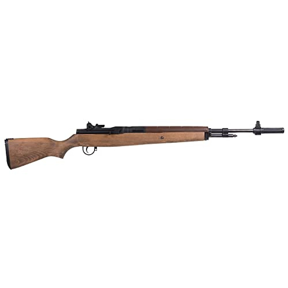Springfield Armory M1A Underlever Pellet Rifle, Wood Stock air Rifle (.22 Caliber)