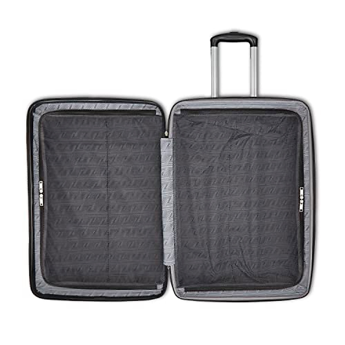 Samsonite Evolve SE Hardside Expandable Luggage with Double Wheels, Arctic Silver, Medium Spinner