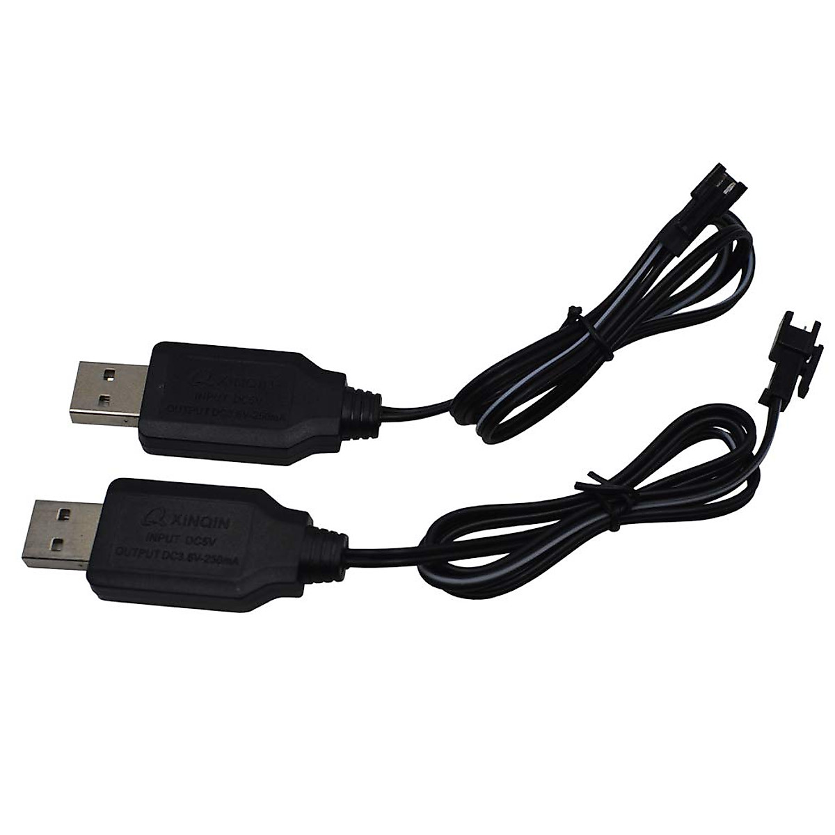 Blomiky 2 Pack 3.6V 700mAh AAA Re-Chargeable Battery Pack with SM-2P Connector Plug and USB Charger Cable for RC Battle Bumper Cars C143 D143 RC Vehicle D143 Battery 2