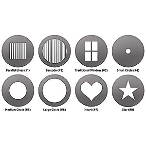 Westcott Optical Spot by Lindsay Adler (Bowens Mount) with 150mm EF Mount Lens, 8 GOBO Designs, 5 Color Gels, & Travel Case