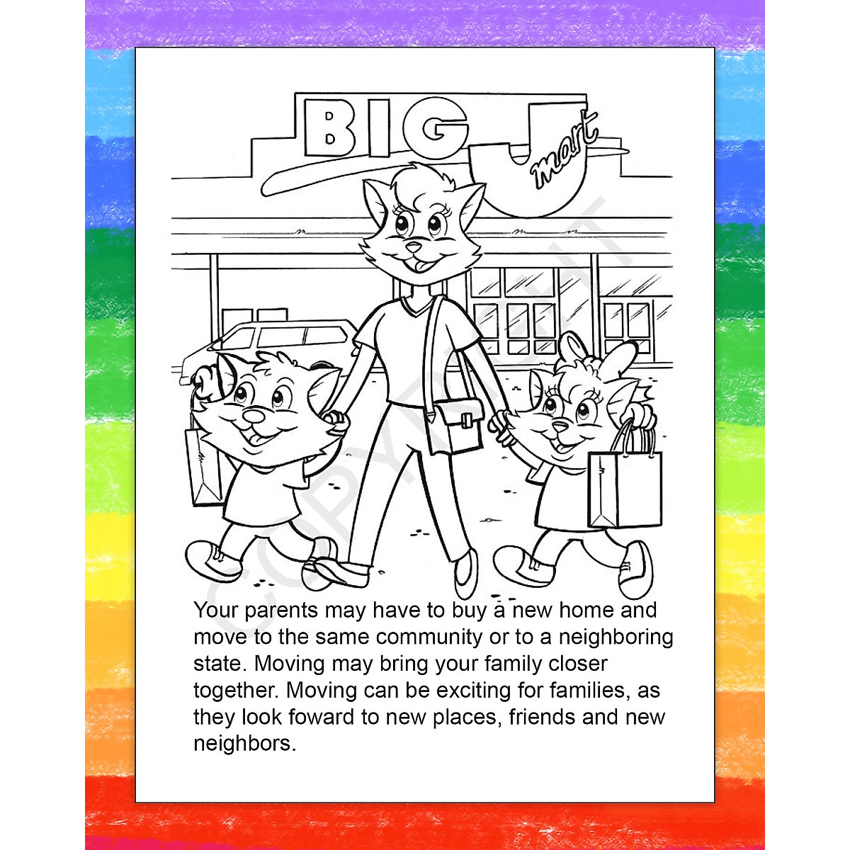 ZOCO - My New Home - Kids Coloring Books (25 Bulk Pack, Without Crayons) - Moving is Fun, Real Estate Agent Supplies, Realtor Gifts for Kids - Games, Puzzles, Activities