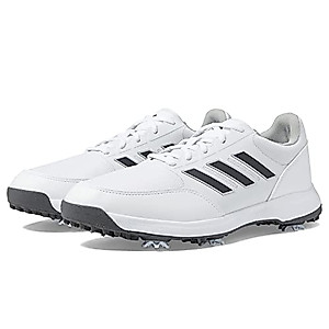 adidas Men's TECH Response 3.0 Golf Shoe, FTWR White/Dark Silver Metallic/Silver met, 10